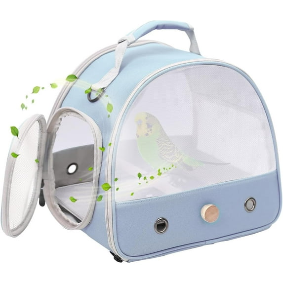 Bird Carrier, Portable Small Bird Parrot Parakeet Carrier with Standing ...
