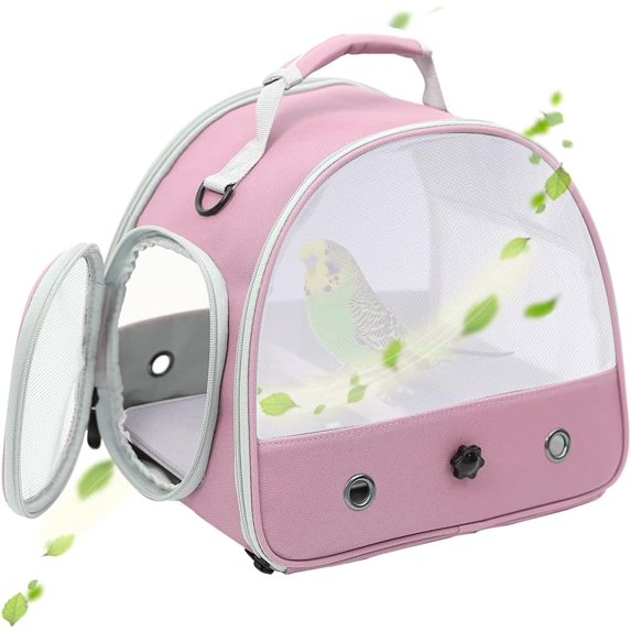 Bird Carrier, Portable Small Bird Parrot Parakeet Carrier with Standing ...