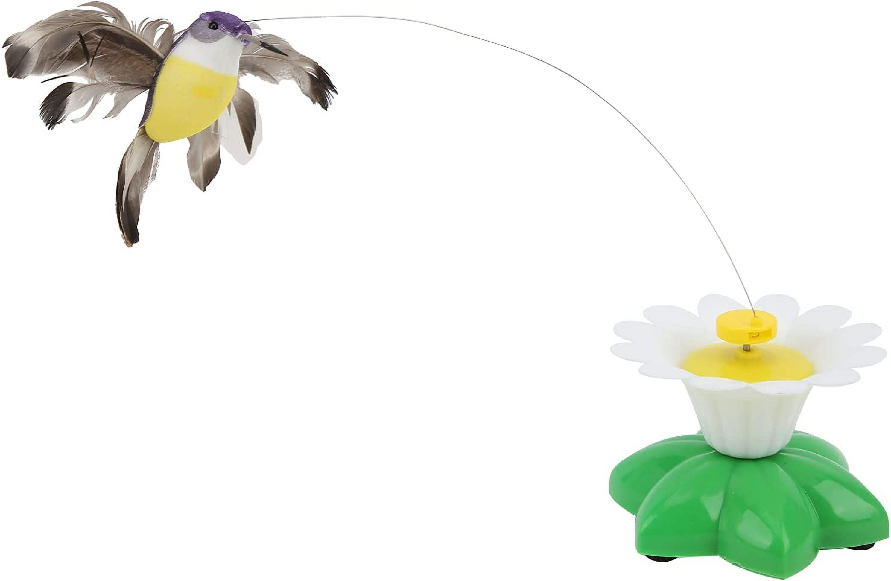 Bird Cat Toy, Funny Rotating Electric Flying Bird Interactive Toy ...