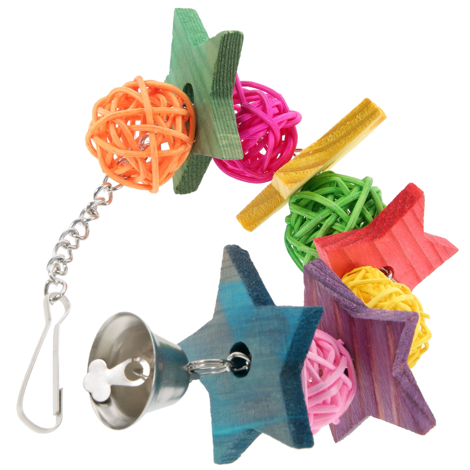 Bird Chewing Toy Foraging Shredding Toy Parrot Cage Toy Parrot Foraging ...