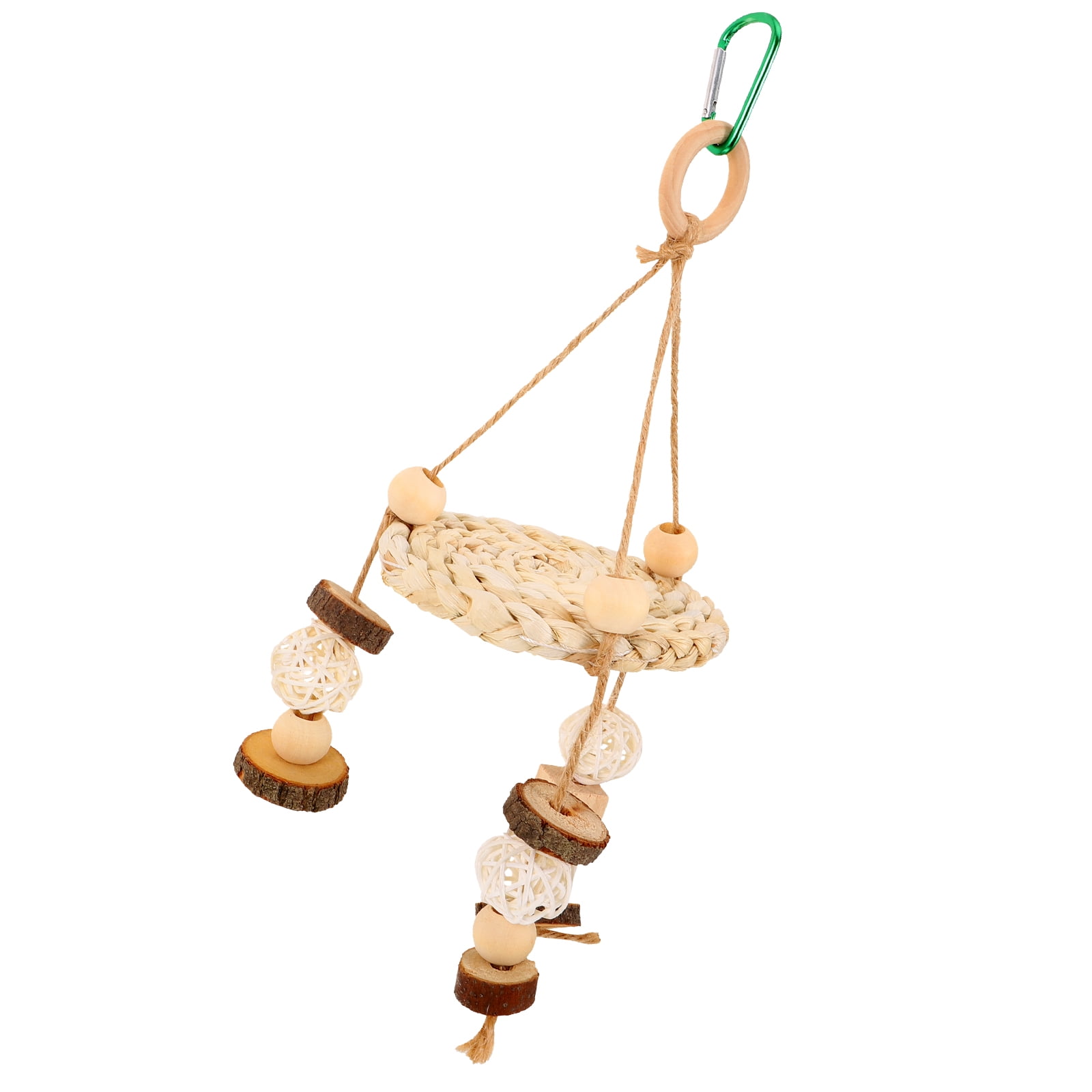Raindrops Bird Foraging Plaything Natural Chewing Cornhusk Toy Bird ...