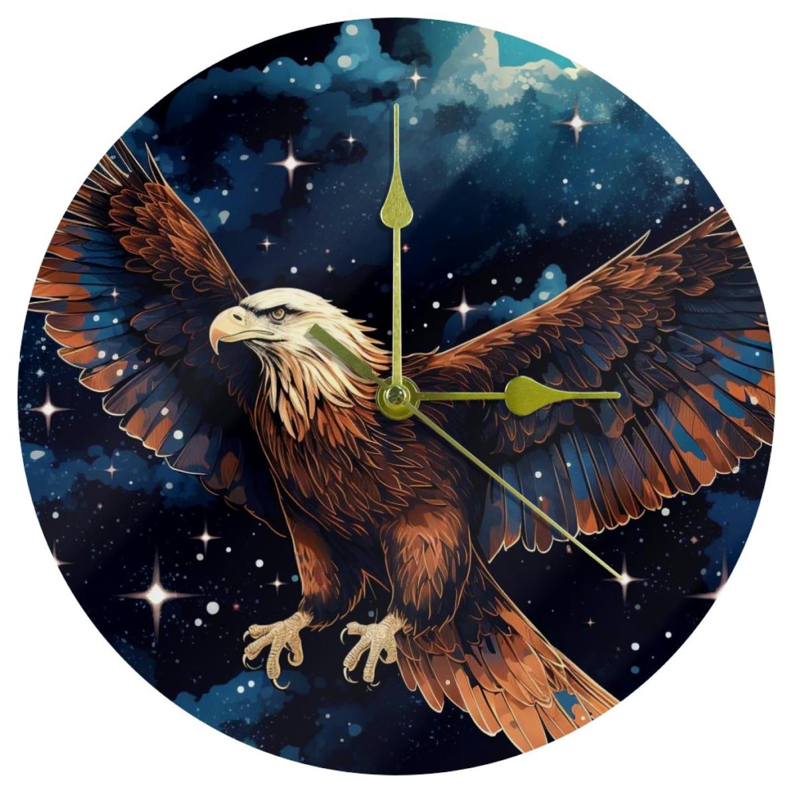 Bird Circular Acrylic Wall Clock - Elegant and Stylish Timepiece for ...