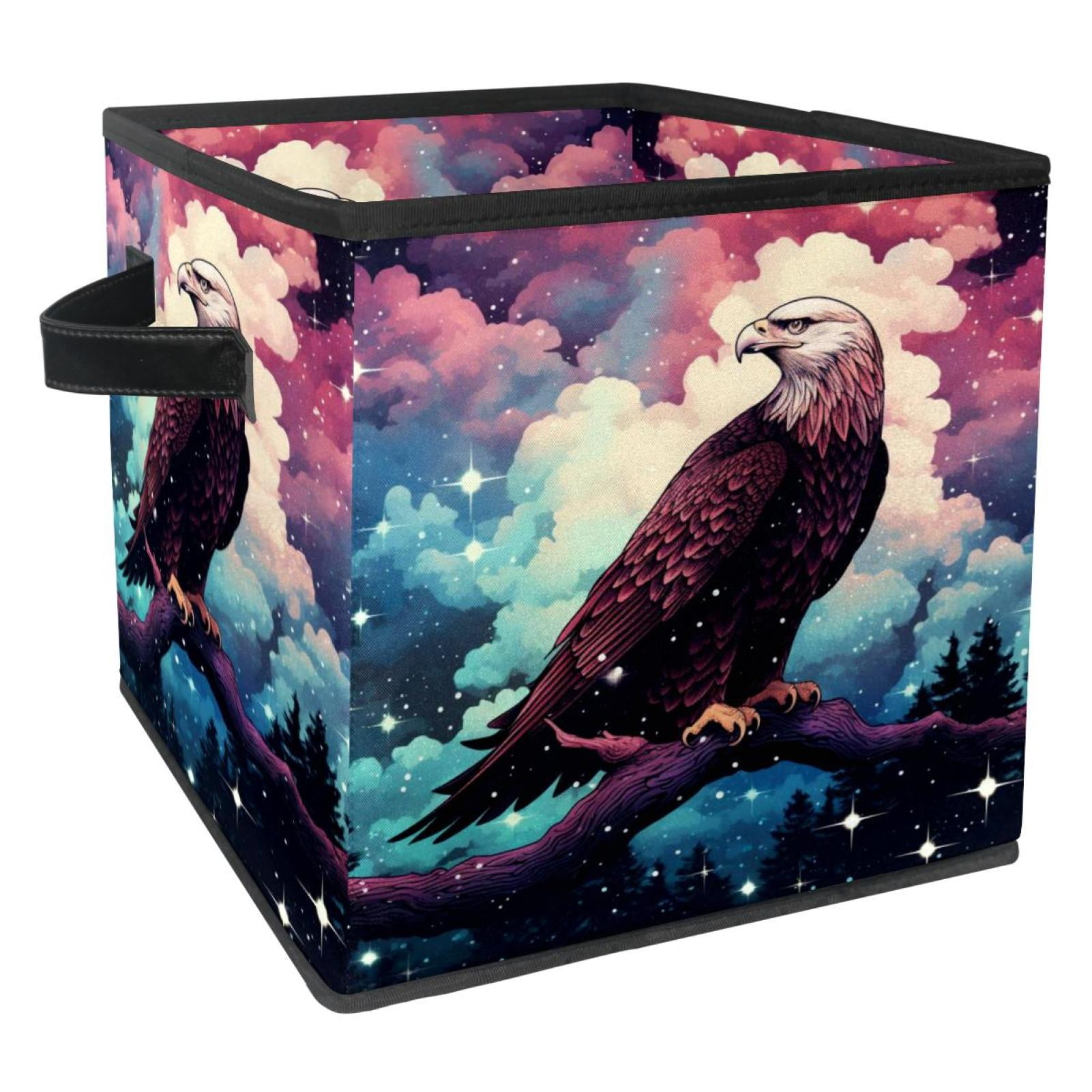 Bird Collapsible Storage Cubes, Cube Organizer Bins with Handle, 10.8 ...