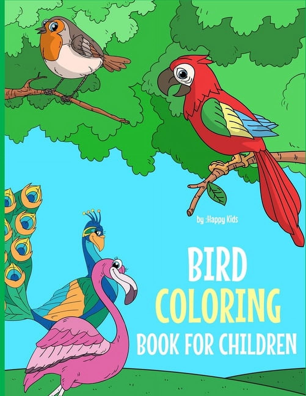 Bird Coloring Book For Children: A Birds Coloring Book Kids Will Enjoy ...