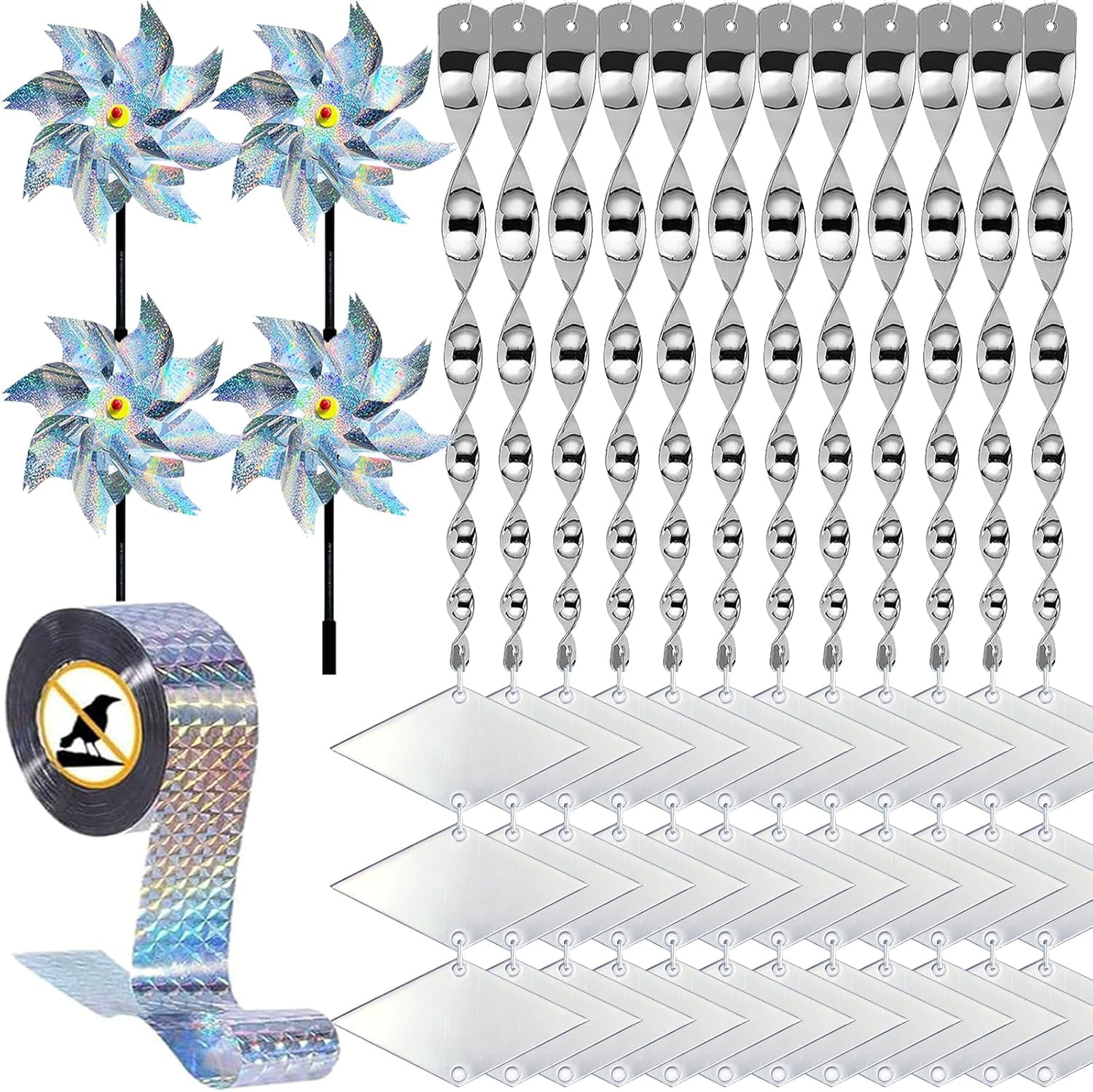 Bird Devices Outdoor Set, Bird Reflectors to Keep Birds, Bird ...