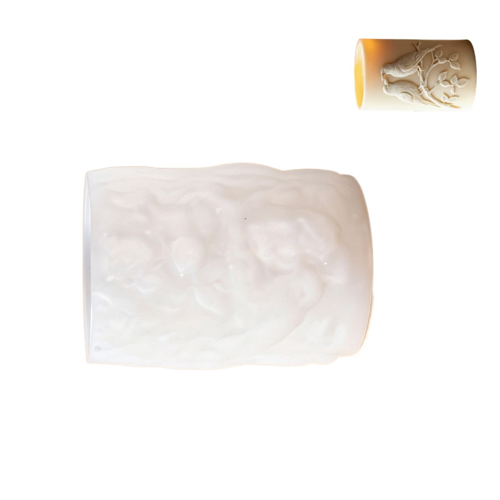 Bird Embossing Cylinder Silicone Molds For Handmade Soap Chocolate ...