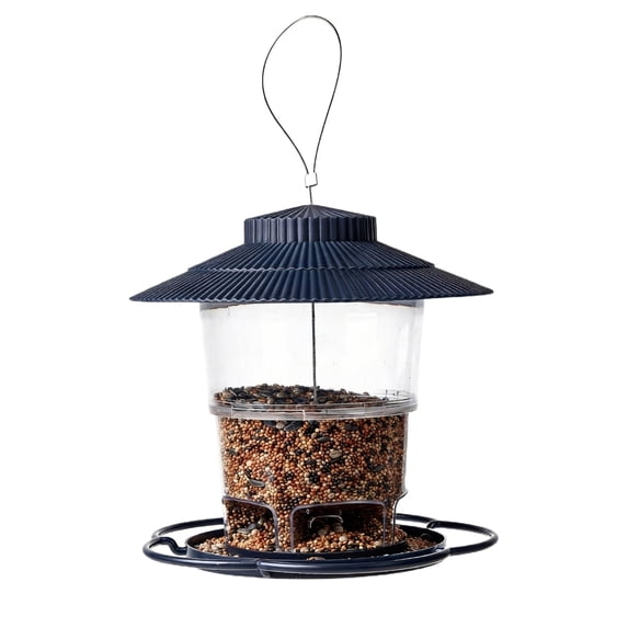 Bird Feeder Automatic Hanging Wild Birdfeeder with Snap-Lid, Large ...