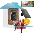 Bird Feeder with Camera 2K HD AI Smart Identify BirdSpecies Solar Panel ...