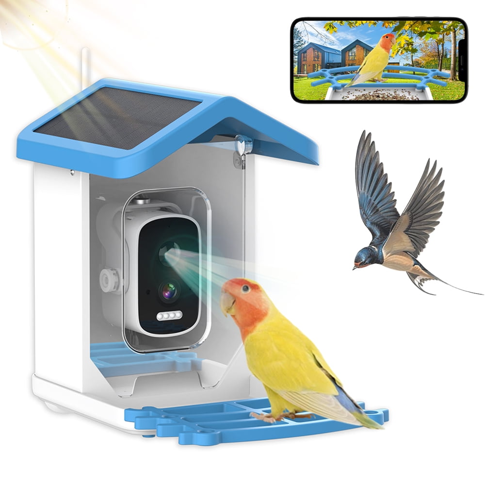 NEENCA Bird Feeder with Camera, 4K HD AI Identify Bird Species, Smart ...