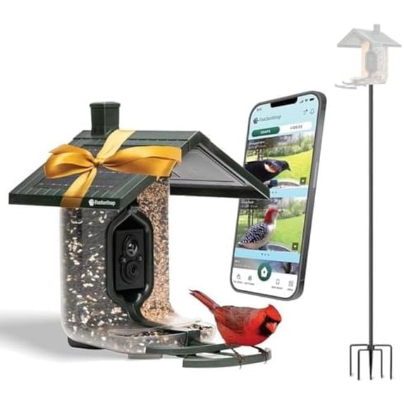 Bird Feeder with Camera with AI Identify Birds Species Solar Panel ...