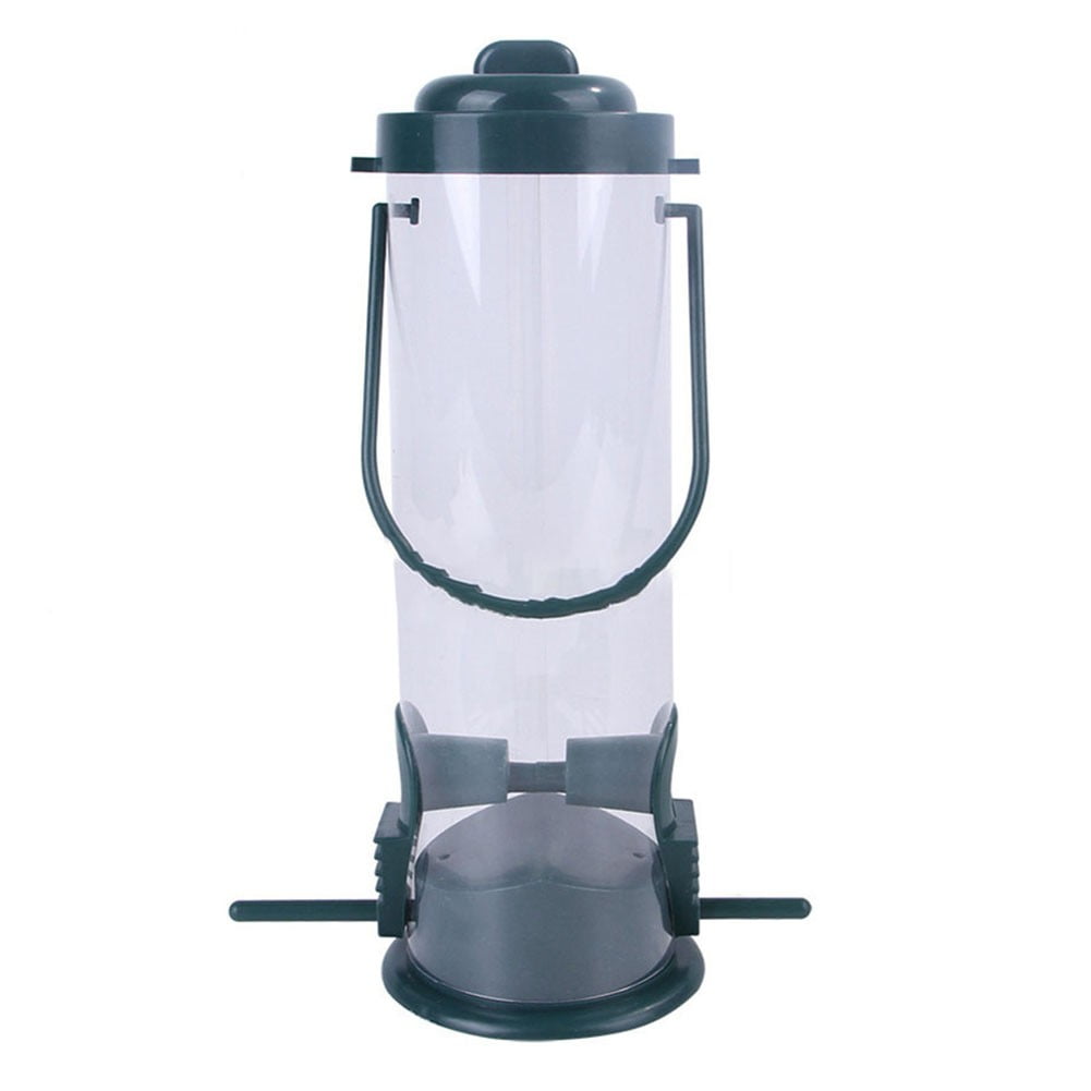 Bird Feeder Classic Hanging Tube Feeder Premium Hard Capacity External ...