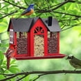 Bird Feeder For Outdoor Metal Mesh Triple Feeder Birdhouse Robust ...