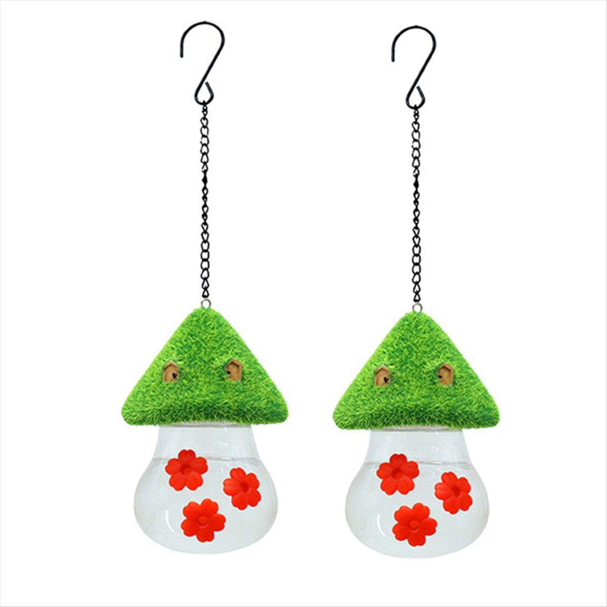 Bird Feeder,Garden Bird Feeders for Outdoors Hanging,3 Petals Decorated ...