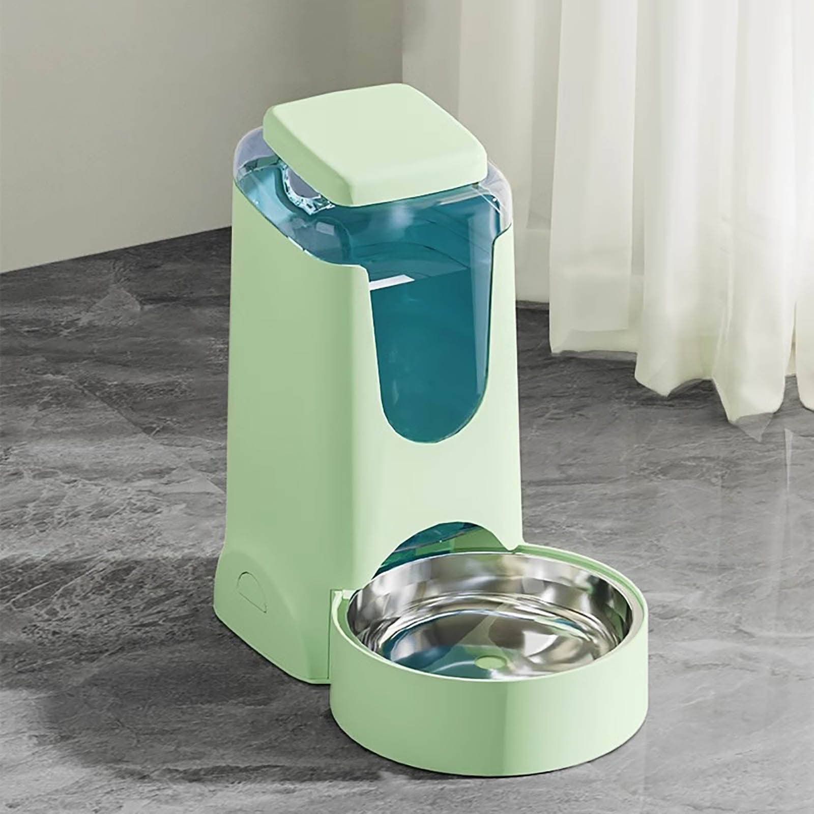 Bird Feeder Large Capacity Automatic Stainless Steel Feeder Natural ...