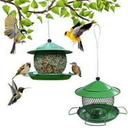 fuyuli Metal Black Bird Feeder bird feeder squirrel proof Lightweight ...