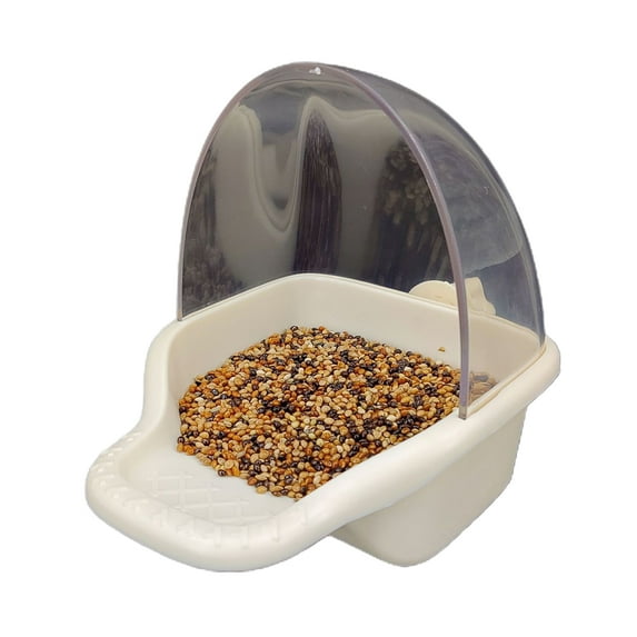 Bird Feeder for Cage Hanging Parakeet Food Container No Spill Cockatiel ...