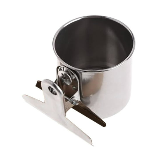 Bird Feeder for Window Stainless Steel Cylinder Large Clip Design ...