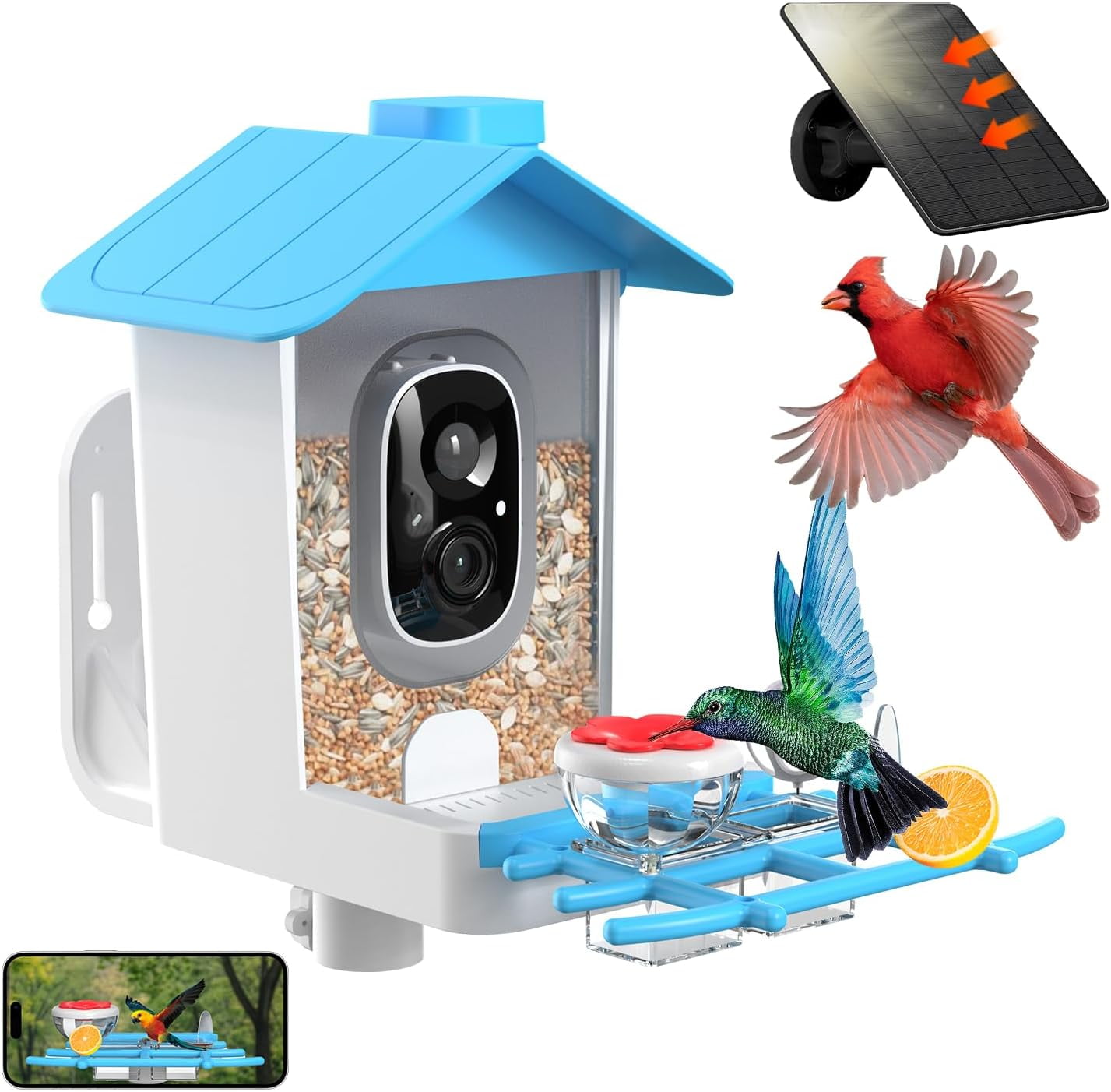 Bird Feeder with Camera Solar - Bird Feeder with Camera, AI , Solar ...
