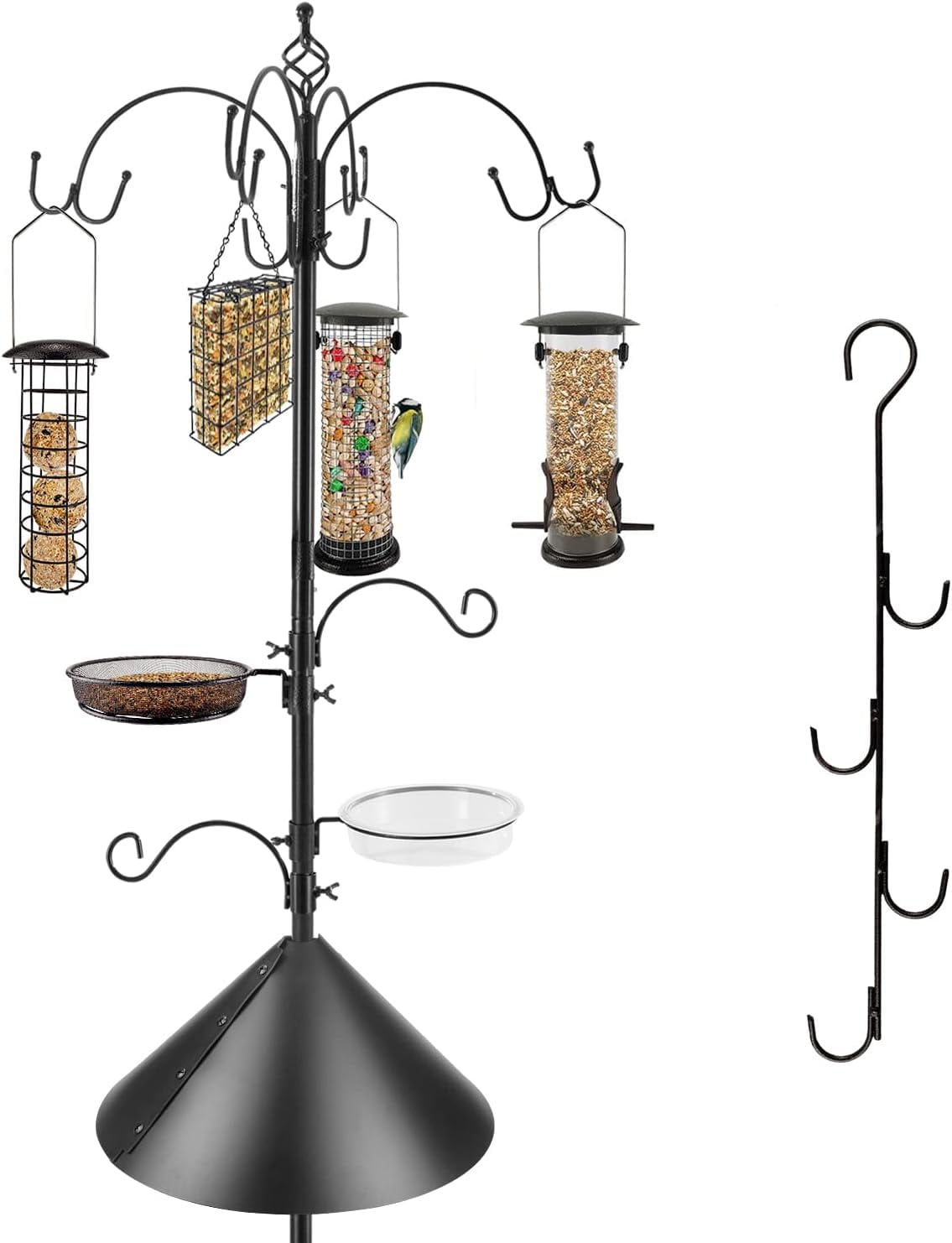 Bird Feeders Bird Feeding Station Kit Bird Feeding Pole Wild Bird ...