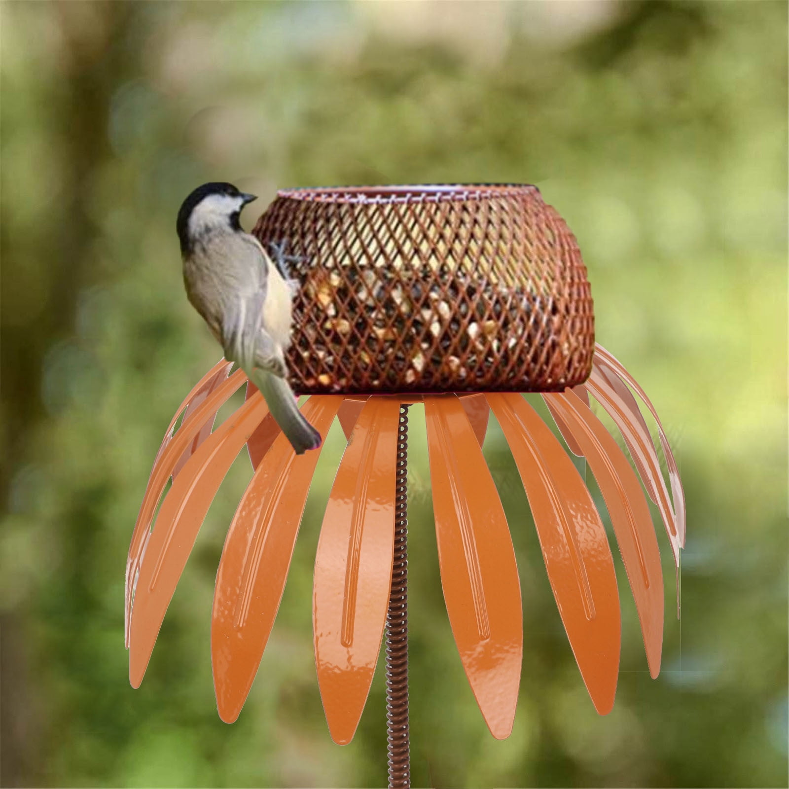 Bird Feeders Outdoor Patio Decorative Feeder Feeder Red And Sunflower Stand Bird Feeder Outdoor