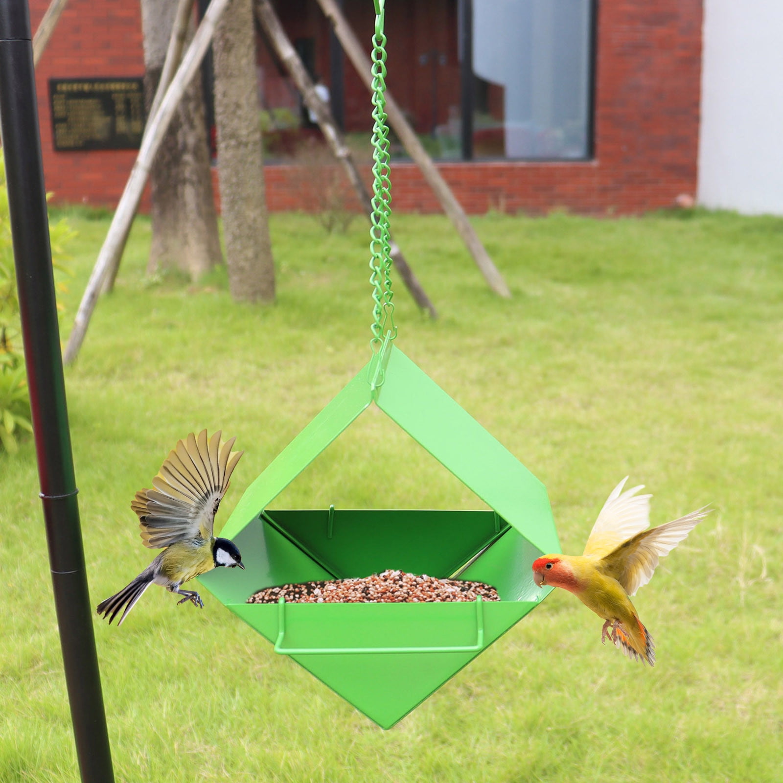 Bird Feeders for Outdoors Hanging Bird Feeder,Waterproof Outside Wild ...