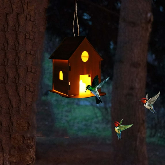 Bird Feeders for Outdoors Lovely Assembled Cabin Bird Nest Creative ...