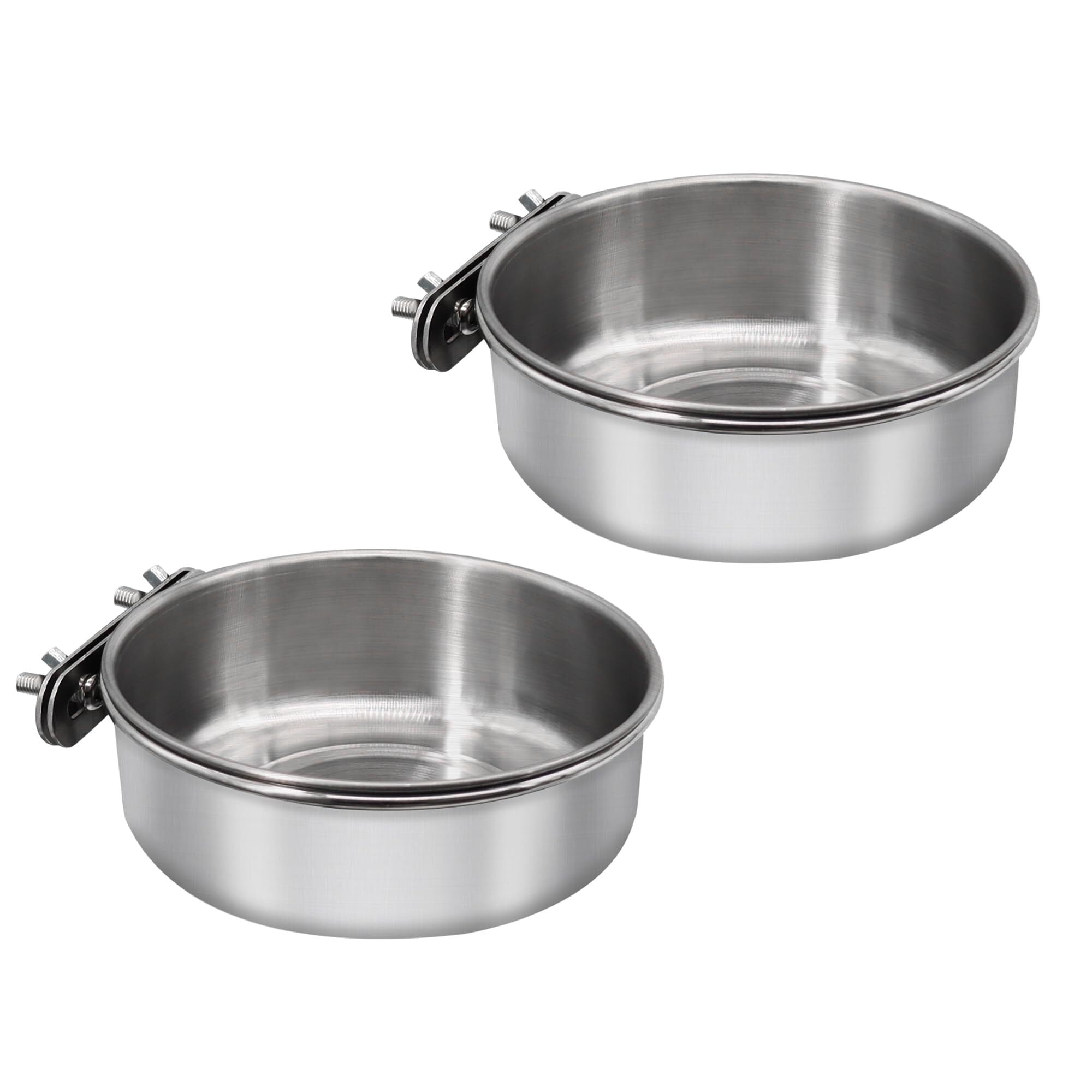 Bird Feeding Dish Cups,Parrot Food Bowl Cage with Clamp Holder ...