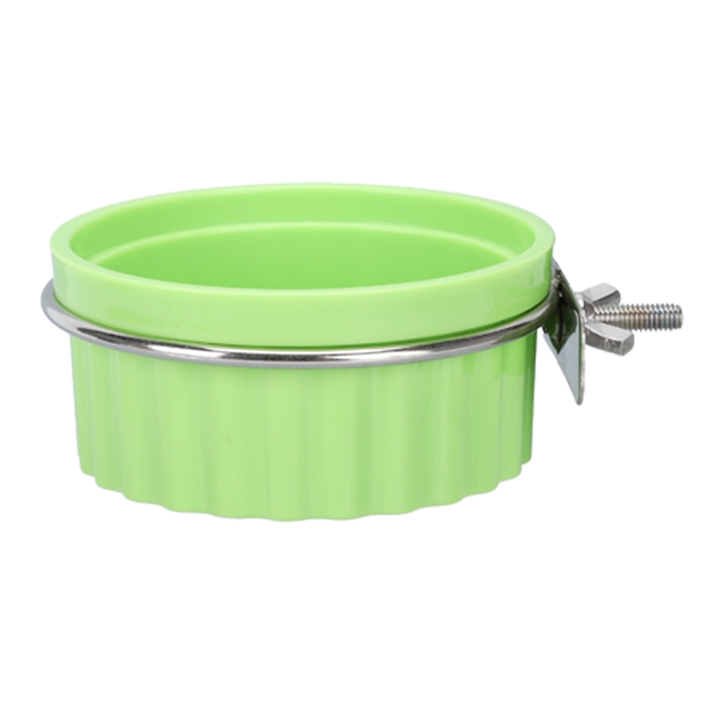 Bird Feeding Dish Cups,Parrot Food Bowl Cage with Clamps Holders ...