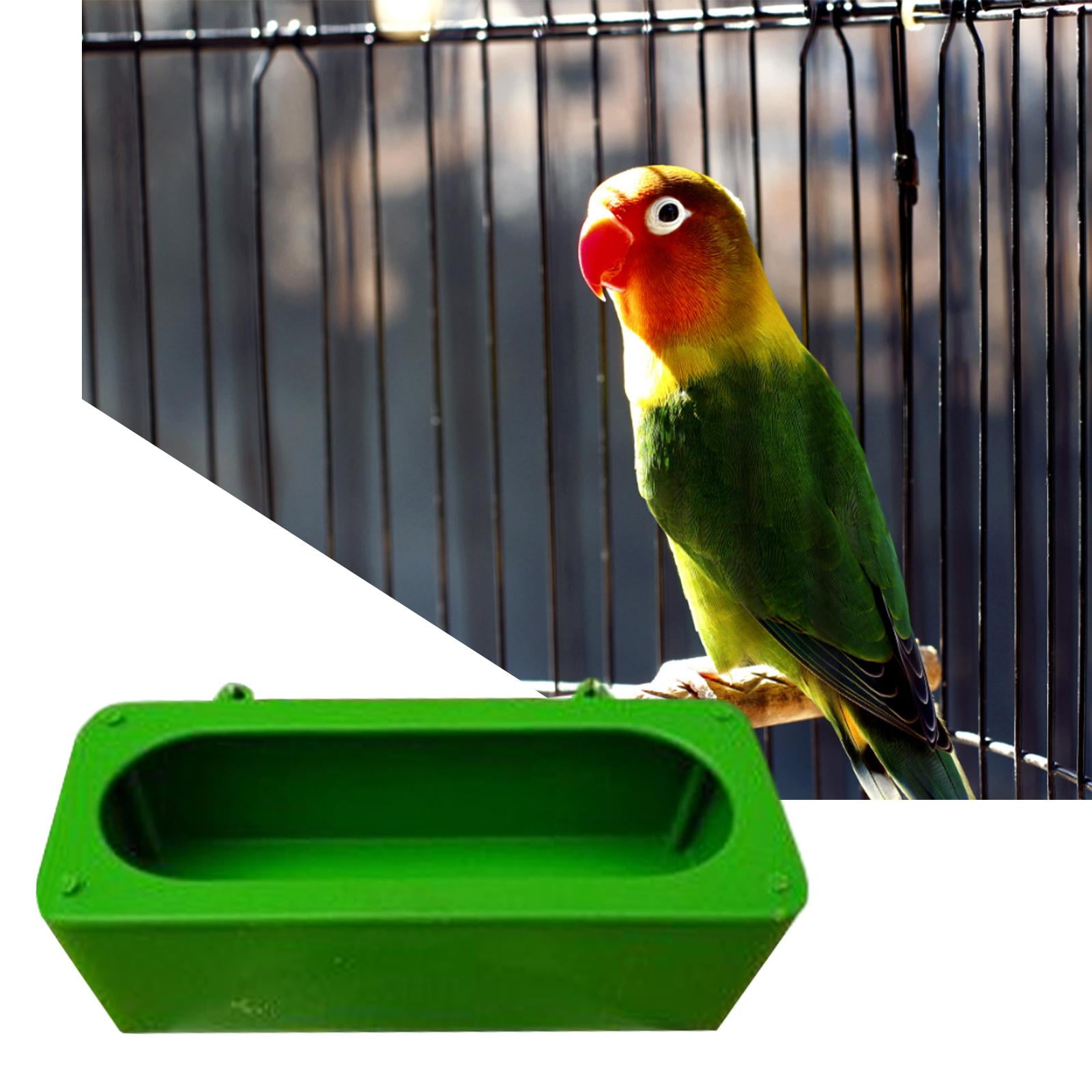 Bird Feeding Dish Cups Parrot Food Bowl, Water Bowl for Parakeet ...
