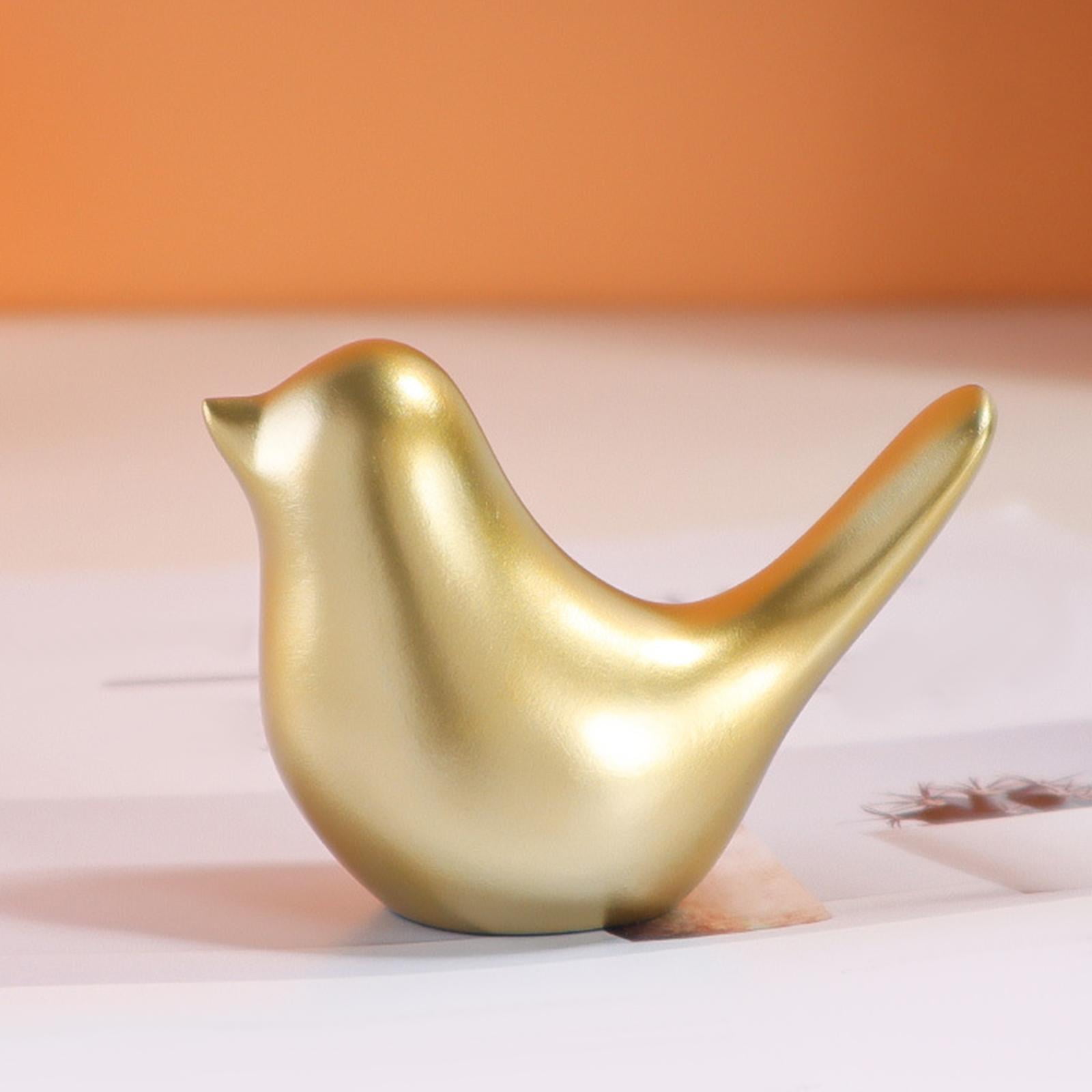 Bird Figurine Small Animal Statue Display Modern Style Ornament Bird ...