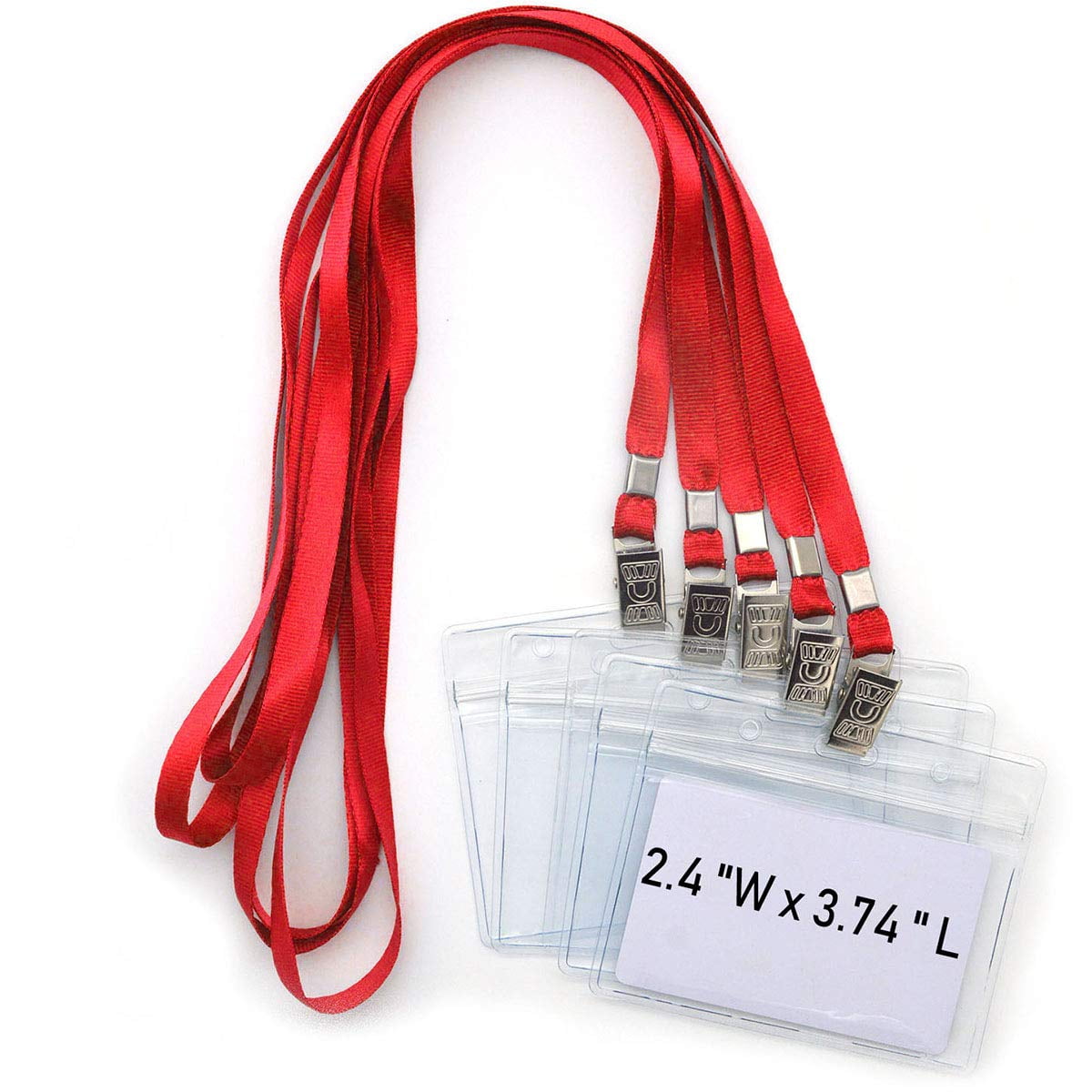 Bird Fiy Lanyards with id Holder Name Badges 50 Pcs Waterproof Type ...
