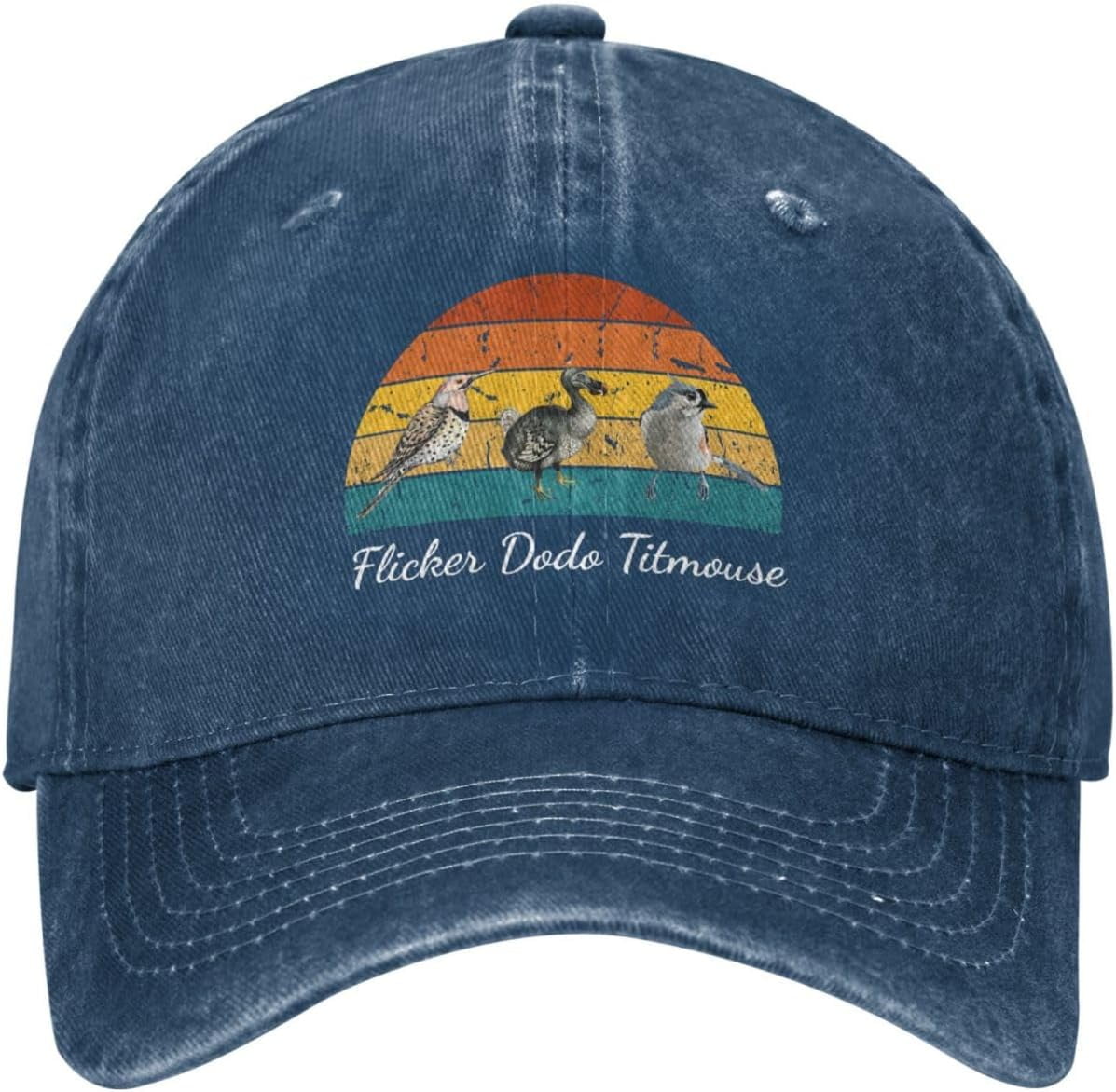 Bird Flicker Dodo Titmouse Hat Baseball Cap Dad Hats Unisex - Walmart.com