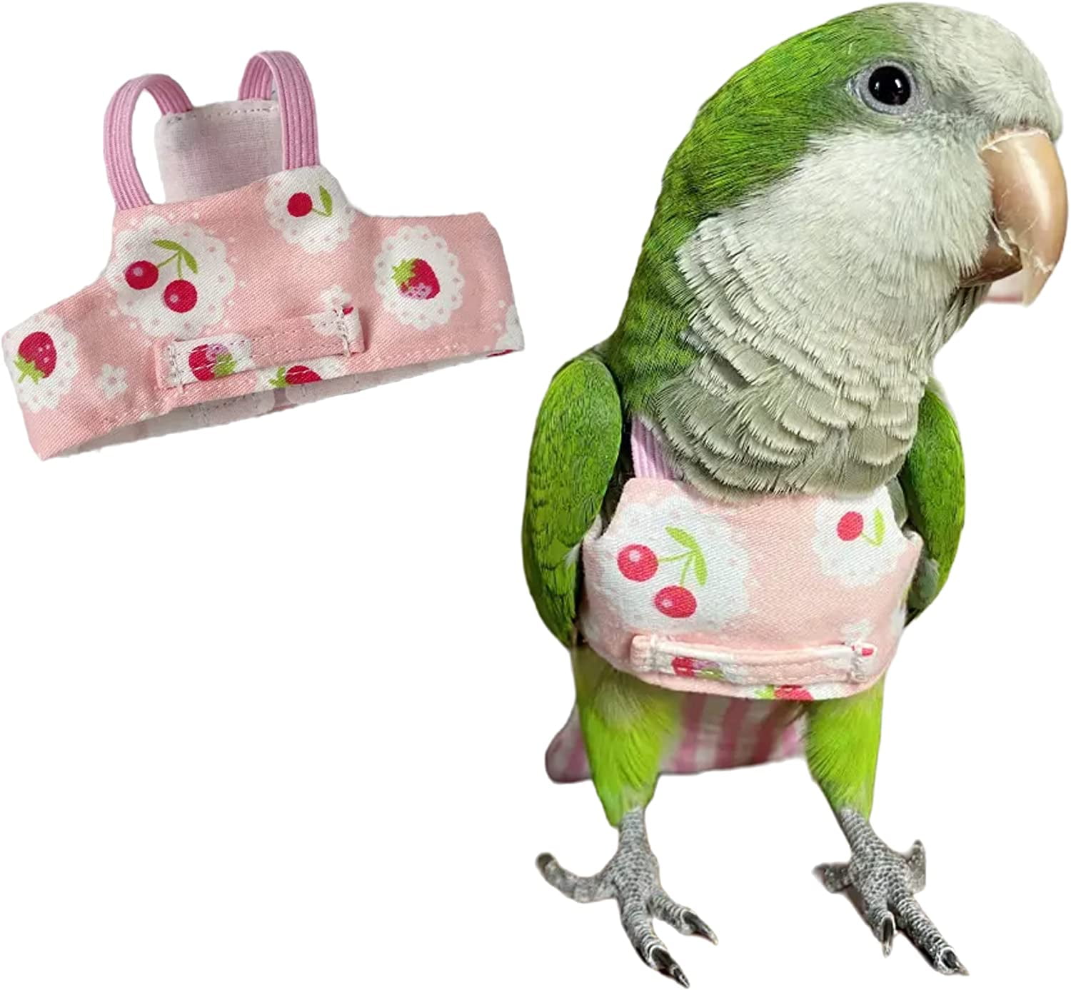 Bird Flight Harness Vest, Parrot Flight Suit for Cockatiels Conures ...