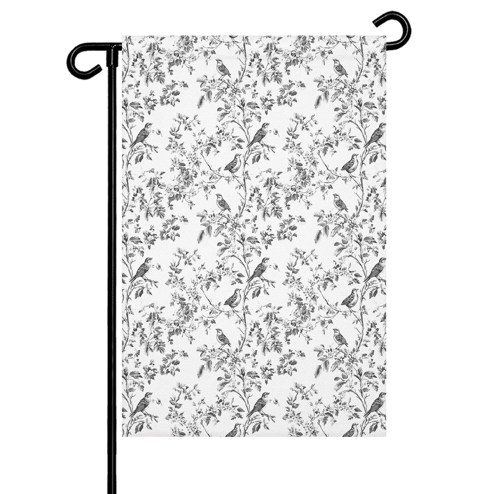 Bird Flower Garden Flag 12x18 Inch Leaaf Plant Double Sided Small ...