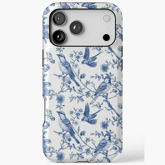 Bird Flower Pattern Nature Design iPhone Case 17 to 11 Pro Max ...