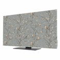 Bird Flowers TV Dust Cover 75 Inch, Branch Vintage Retro Computer ...