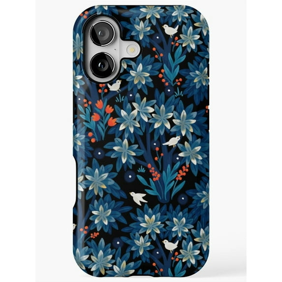 Bird Forest Nature Scene Art Phone Case for iPhone 11 12 13 14 15 16 17 ...