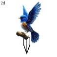 Bird Garden Stake Decor - Surrounded Acrylic Garden Stake - 2D Flat ...