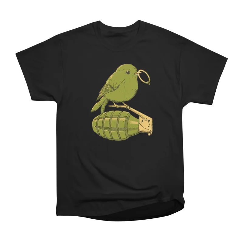 Bird Grenade by Tobe Fonseca T-Shirt Tee Gift For Him Merch For Her ...