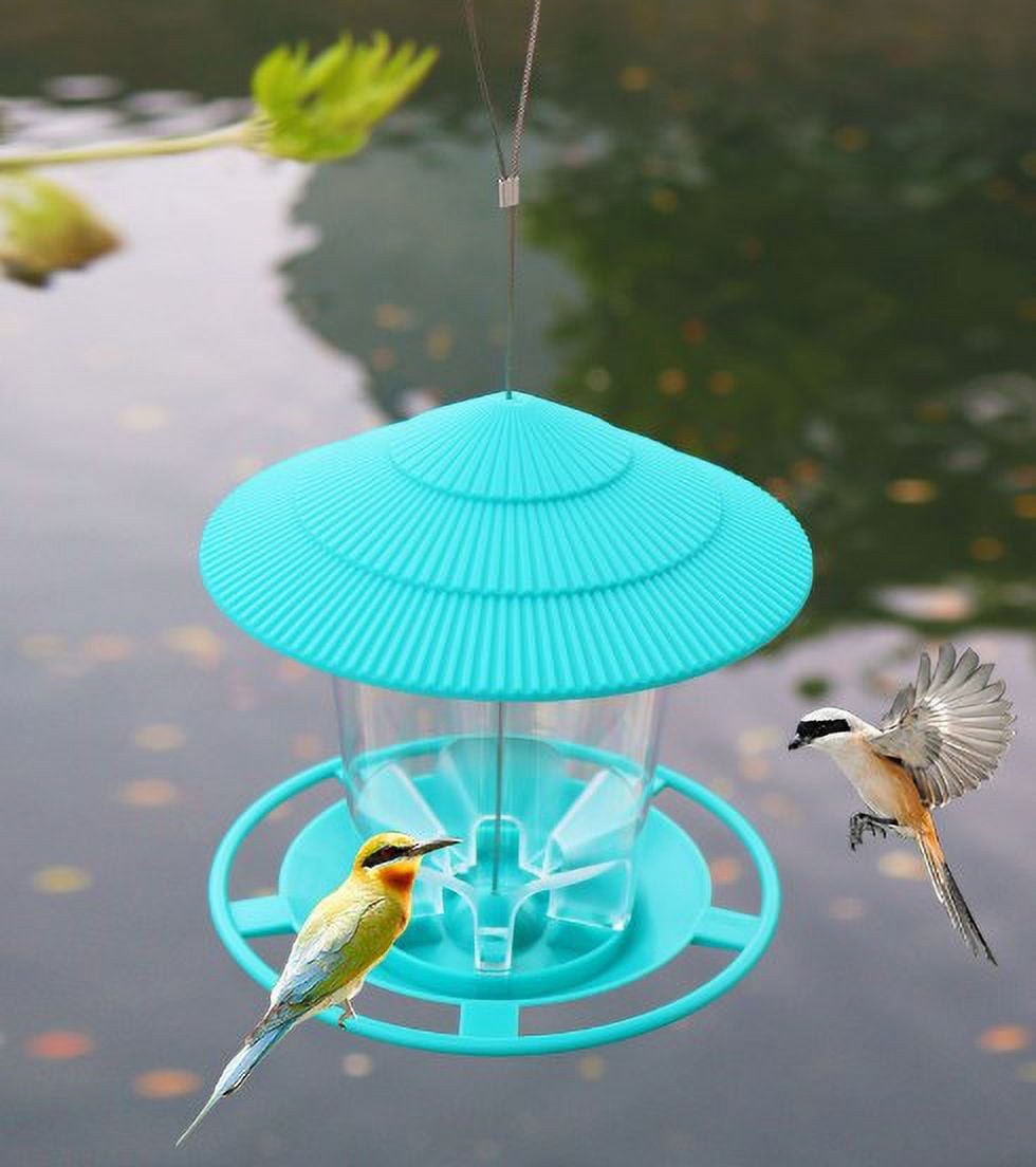 Bird Hanging Feeder Multi Function Bird Feeder Outdoor Bird Feeder Squirrel Proof Parrot Feeder