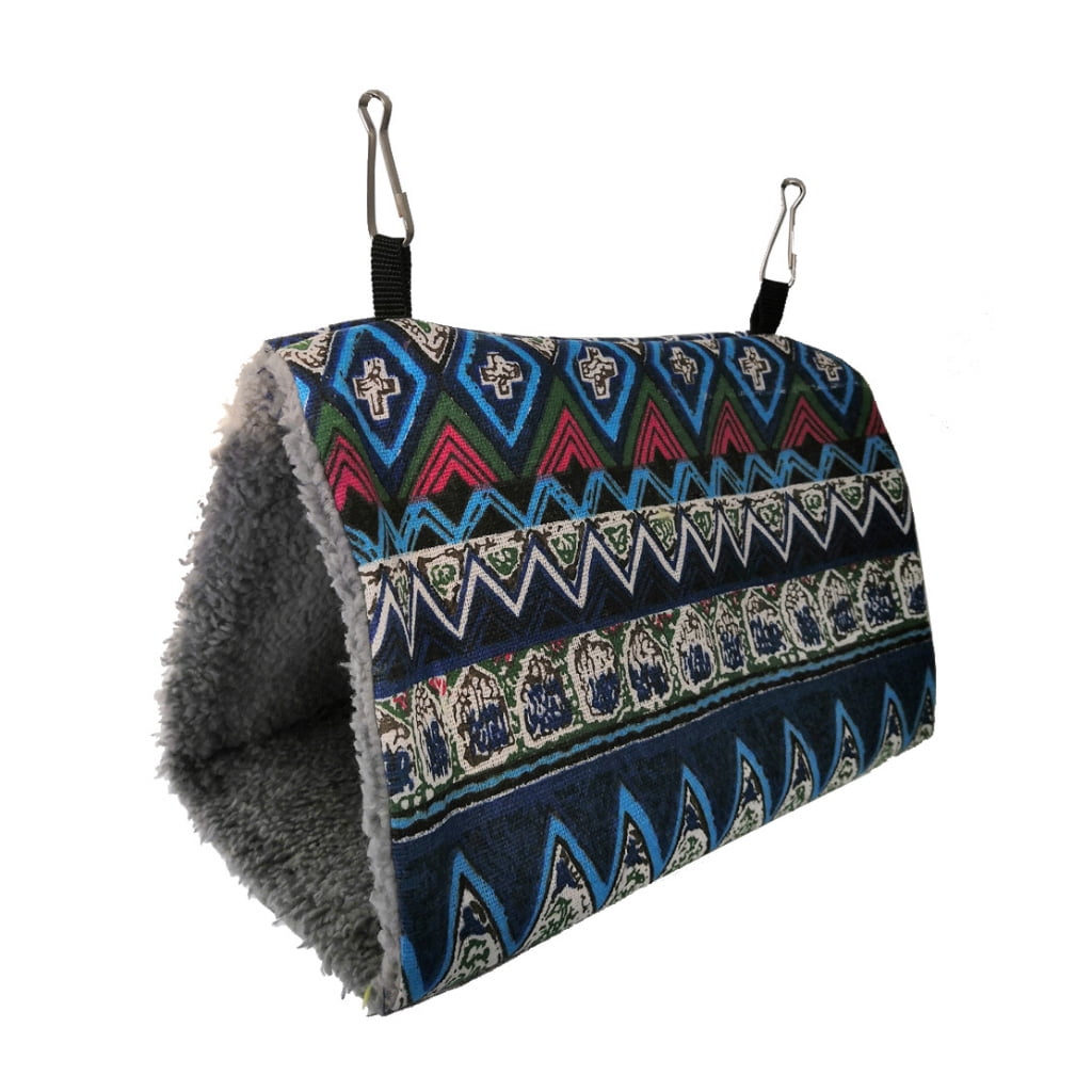 Bird Hanging Hammock Winter Warm Nest Plush Tent Hideout Snuggle to ...