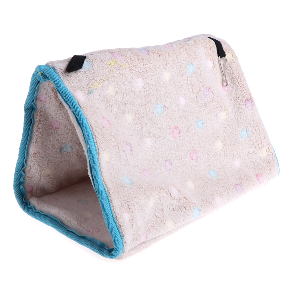 Bird Hanging Hammock for Cage Winter Warm Nest Plush Tent Hideout ...