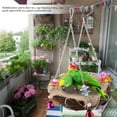 Bird Hanging Toy, Cage Hammock Bird Swing Standing Perch Toy Hanging ...