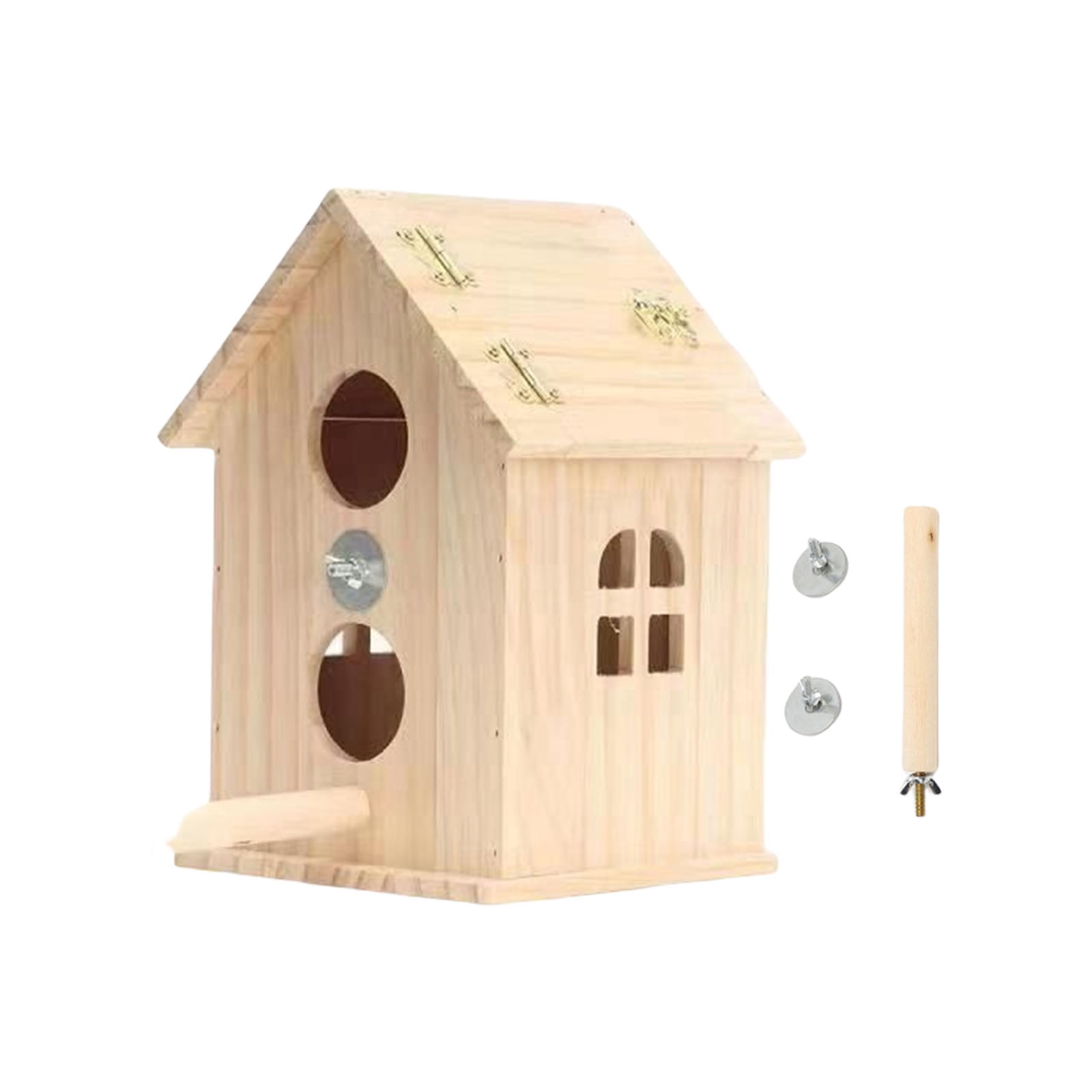 Bird House Breeding Parrots Natural Bird Safe Nestings Box Suitable for ...