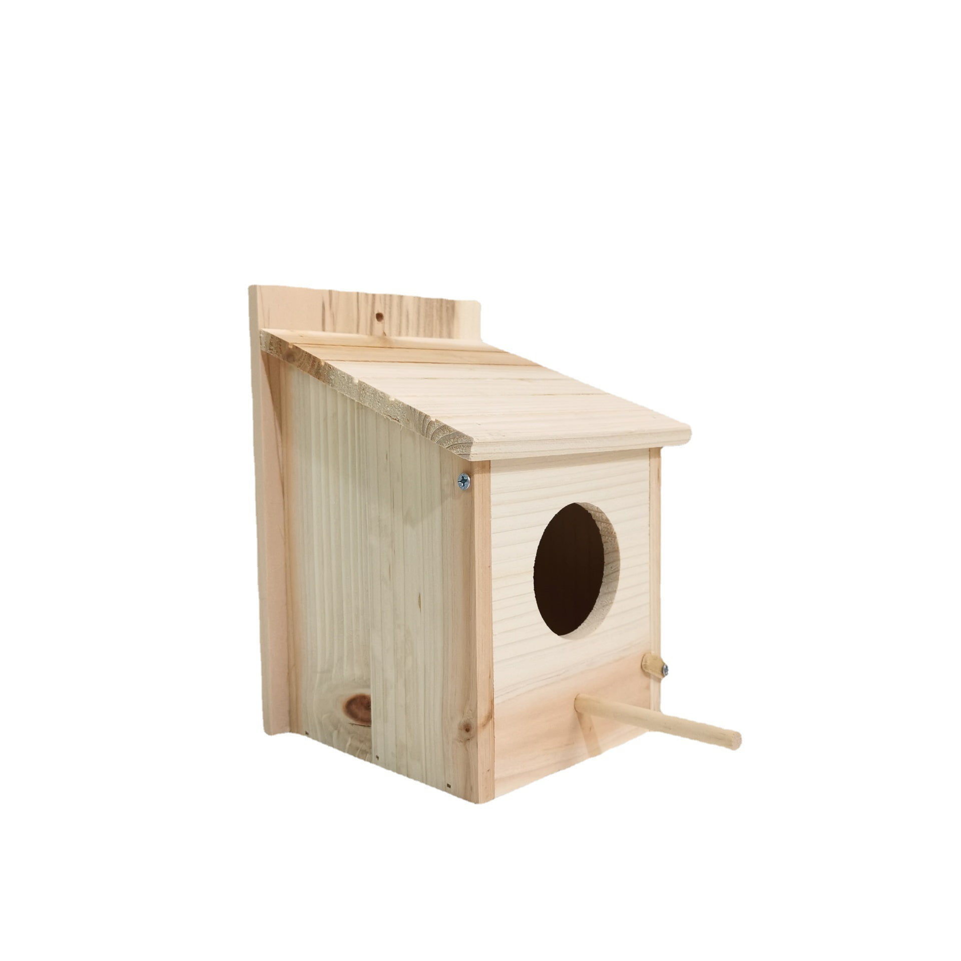 Bird House for Outside，Wooden Bluebird House，with Predator Guard Bird ...