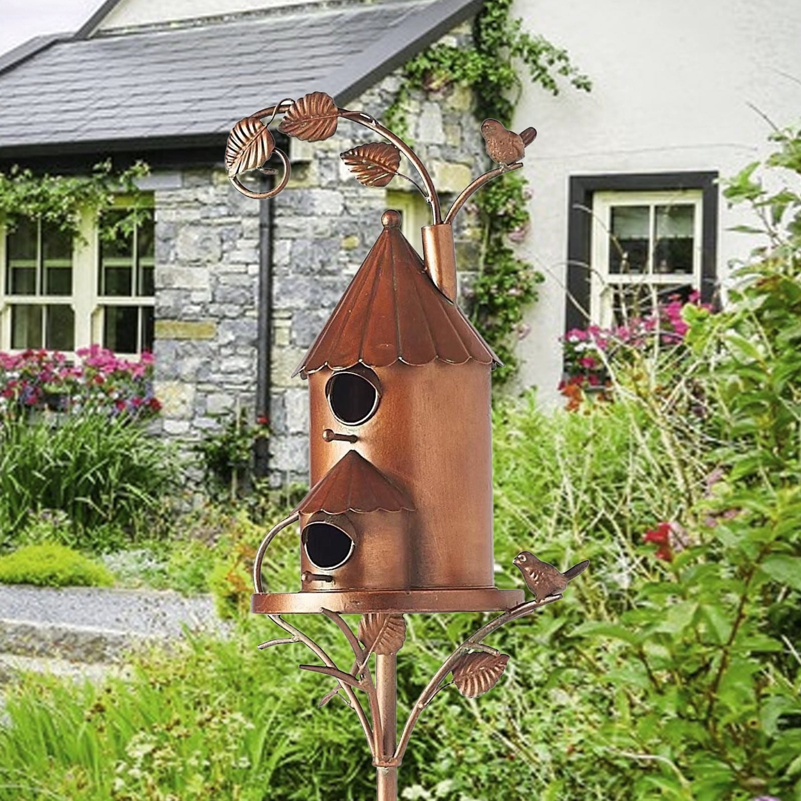 Bird Houses for Outside, House Bird Nest Courtyard Decoration,Edible ...