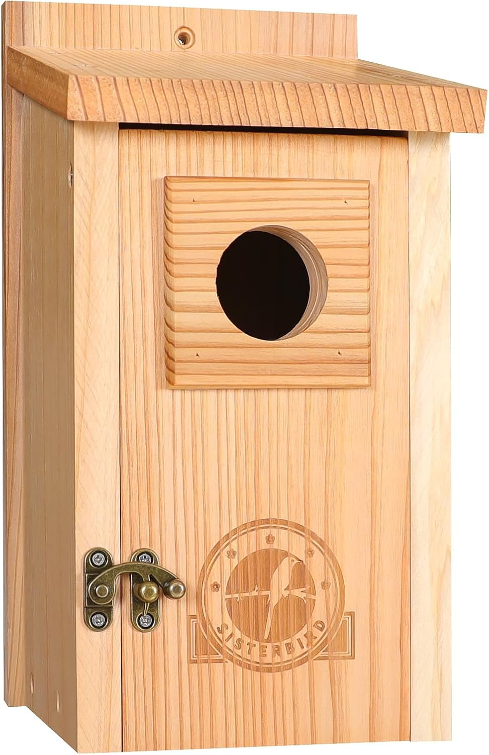 Bird Houses for Outside 1-1/2" Entrance Hole Cedar Wild BirdHouses with ...