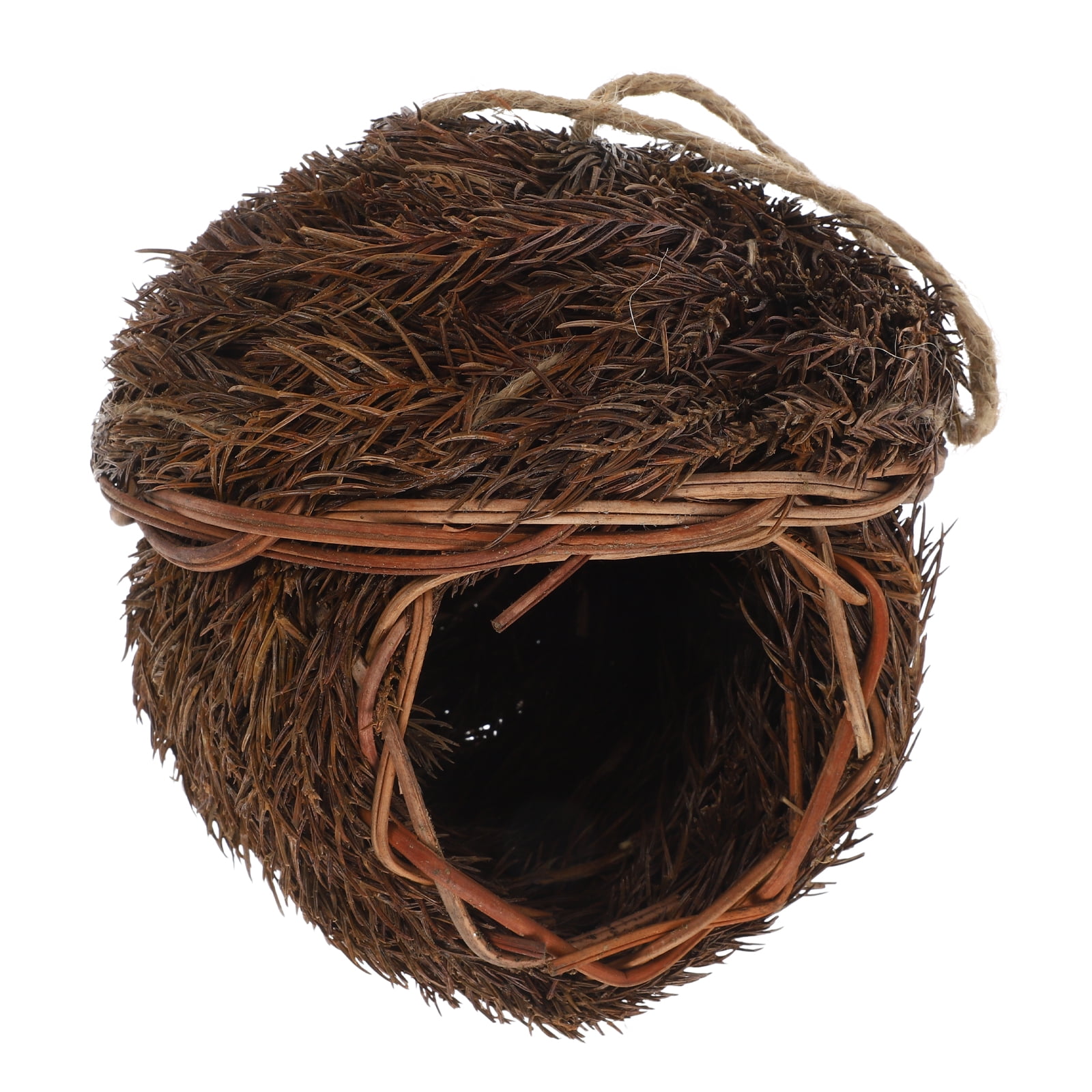Bird Houses for outside Straw Bird's Nest Durable - Walmart.com