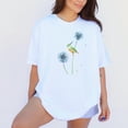 Bird Hummingbird Dandelion Nature Aesthetic Graphic Gift Lover T-Shirt ...