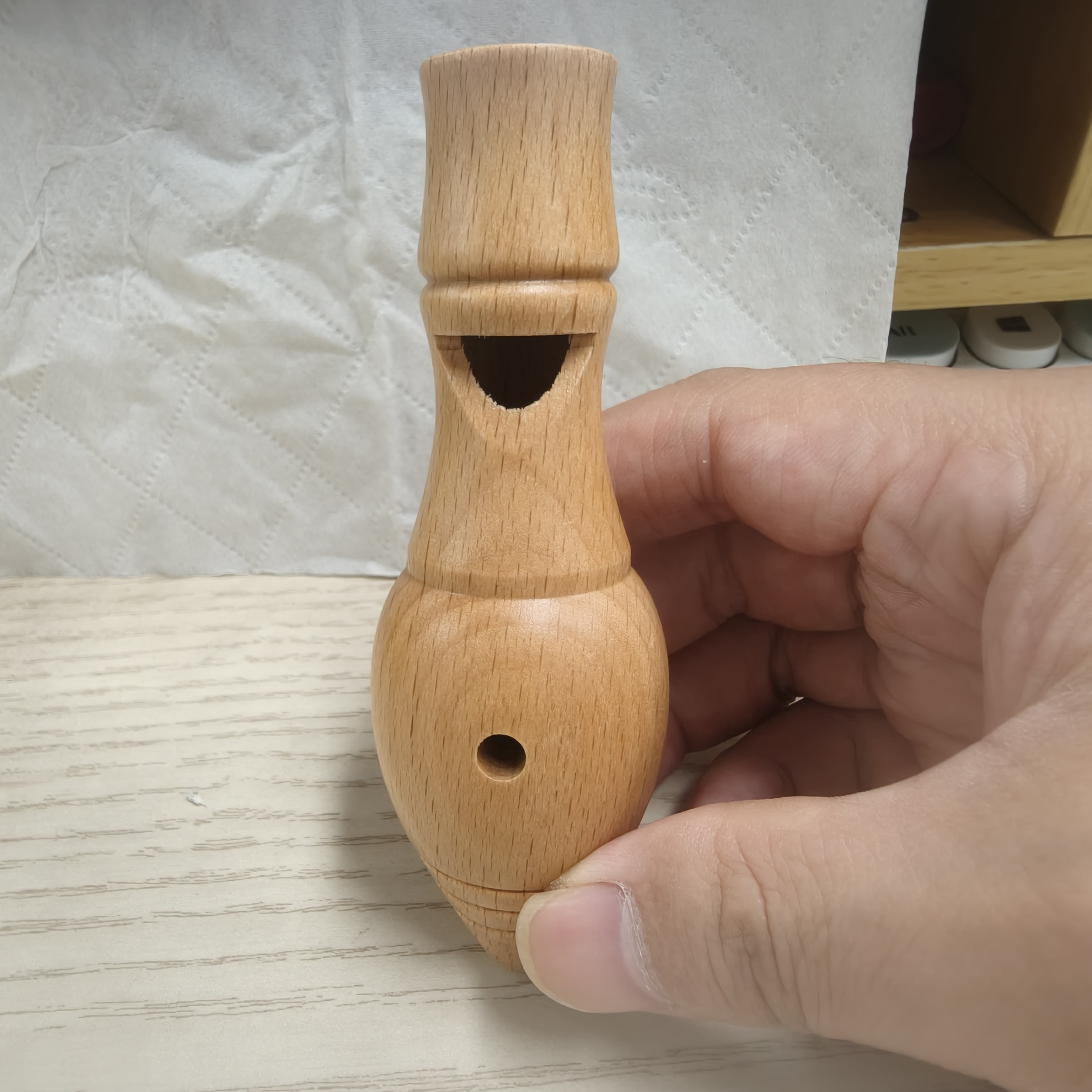 Bird Hunting Whistle - Durable Beech Wood Bird Call with Realistic Bird ...